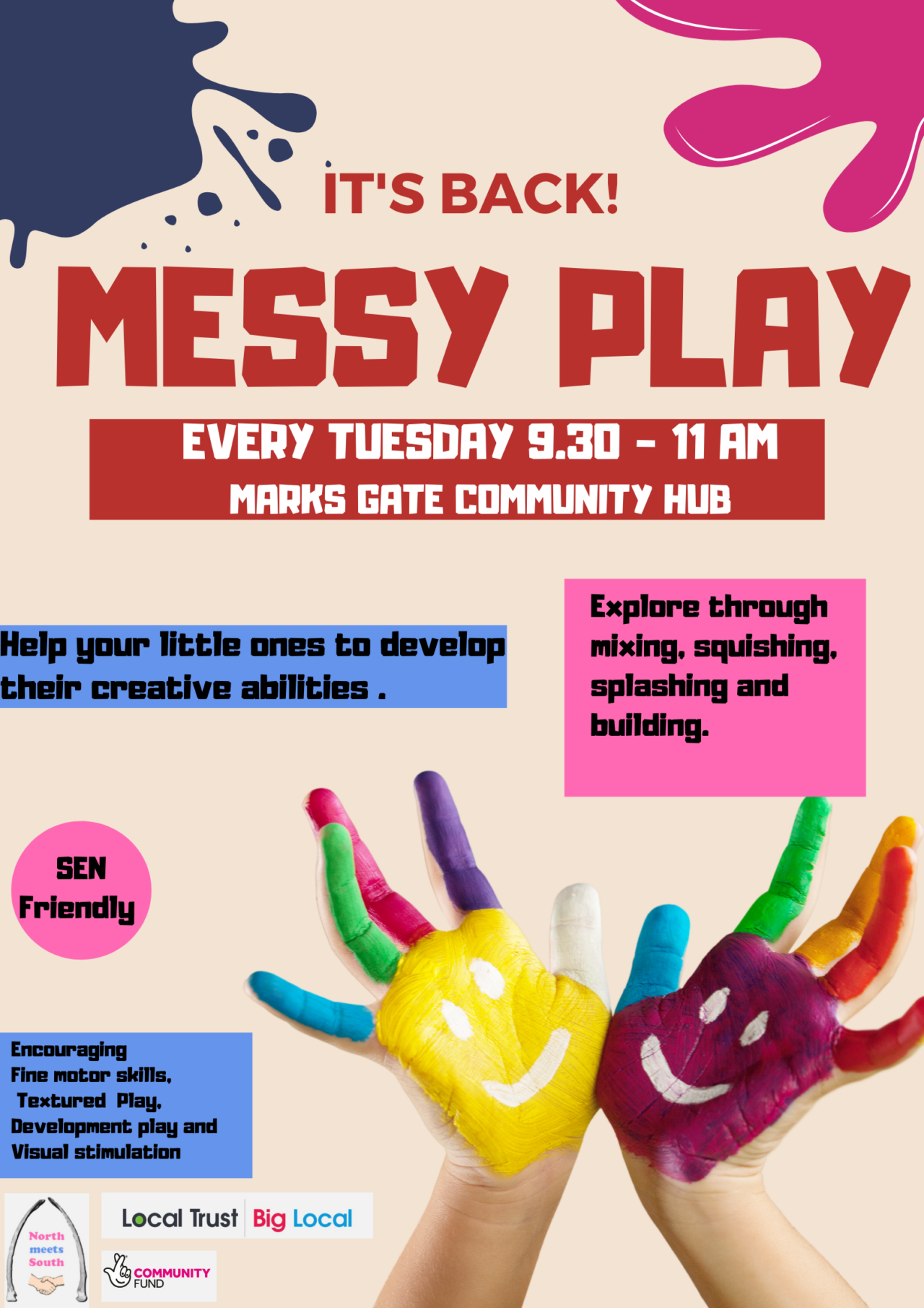 Spotlight on: Messy Play at Marks Gate Community Hub | BD_Collective